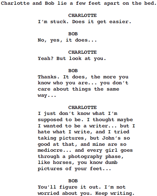 Honoring the Little Moments: Lost in Translation